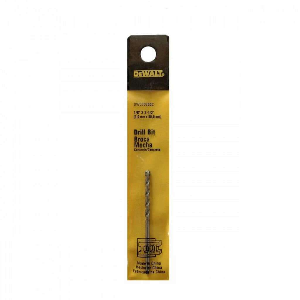 BROCA CONCRETO 1/8X2-1/2 DW530300C DEWALT | Tec IndustrialRD